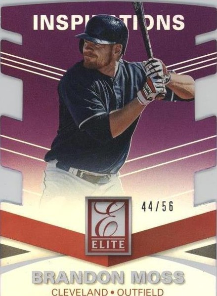 2015 Panini Elite - Inspirations Die-Cut #96 Brandon Moss /56 for sale ...