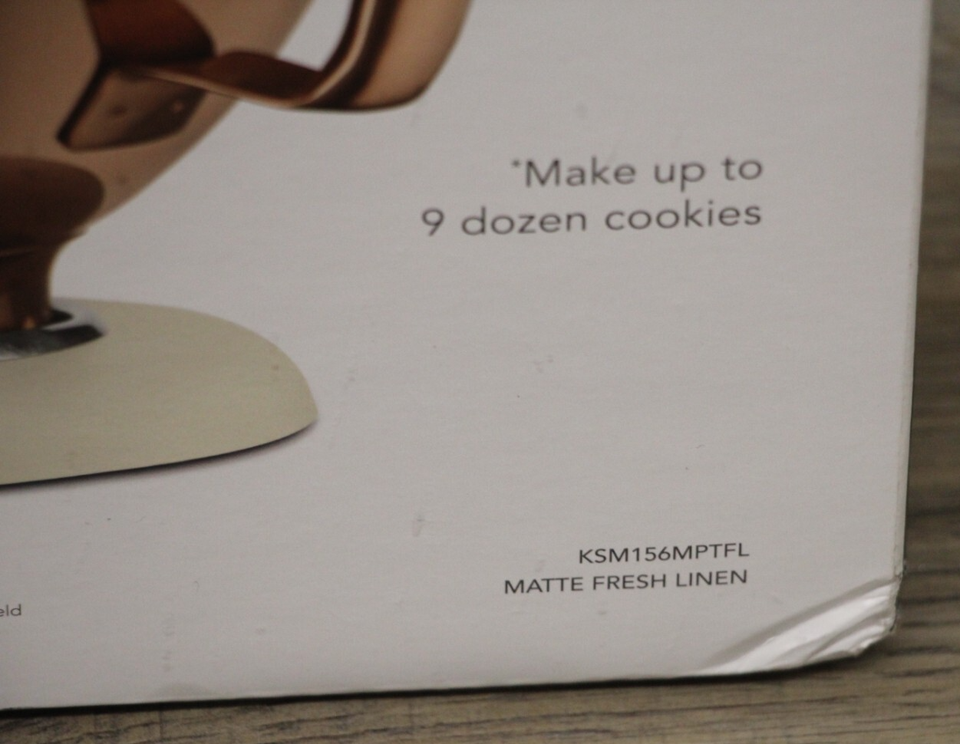 KitchenAid 5 quart Stand Mixer Copper Bowl Matte Fresh Linen ...