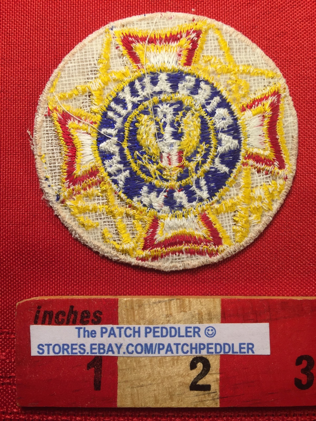 Vintage Veterans of Foreign Wars (VFW) Ladies Auxiliary Embroidered ...