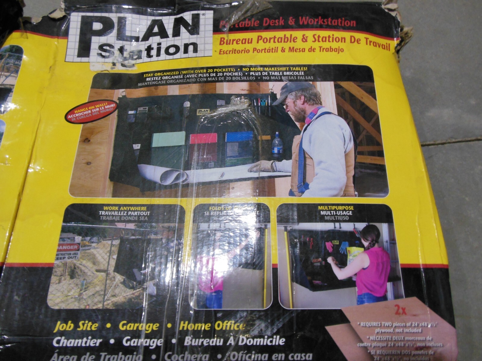 PLAN STATION PORTABLE DESK & WORKSTATION MODEL# WS3800 | eBay