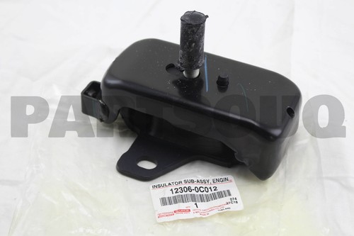 123060C012 Genuine Toyota INSULATOR, ENGINE MOUNTING, FRONT LH 12306 ...