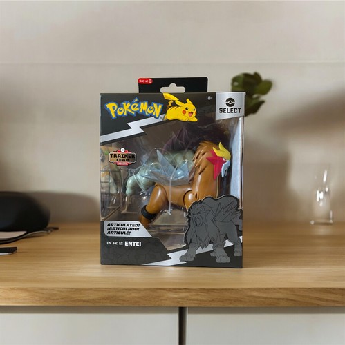 🔥New Pokémon Select Series 7 - Entei Trainer Team action figure ...
