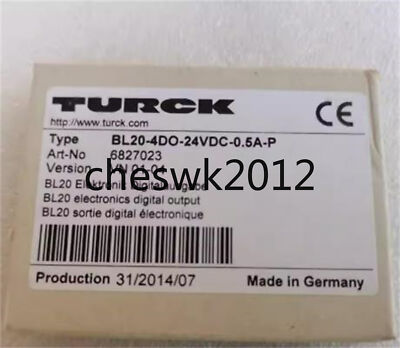 1PCS NEW IN BOX TURCK module BL20-4DO-24VDC-0.5A-P 6827023 | eBay