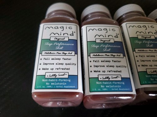 NEW - (5) Magic Mind Sleep Performance Shots - 2 oz. each EXPIRATION 06/19/2026 | eBay