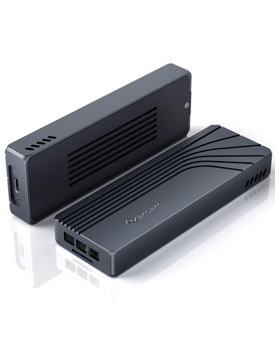 40Gbps M.2 SSD Enclosure, Thunderbolt NVMe Enclosure with Cooling Fan ...