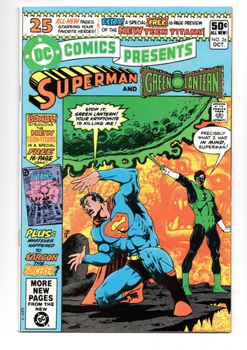 DC COMICS PRESENTS #26 (1980) - GRADE 9.2 - 1ST APPEARANCE RAVEN CYBORG ...