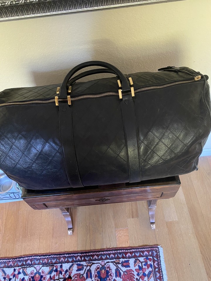 Vintage Chanel Weekender Bag | eBay