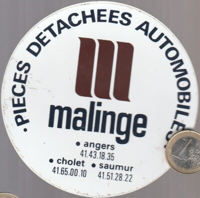 AUTOCOLLANTS C24. MALINGE pièces détachées automobile à Angers, Cholet ...