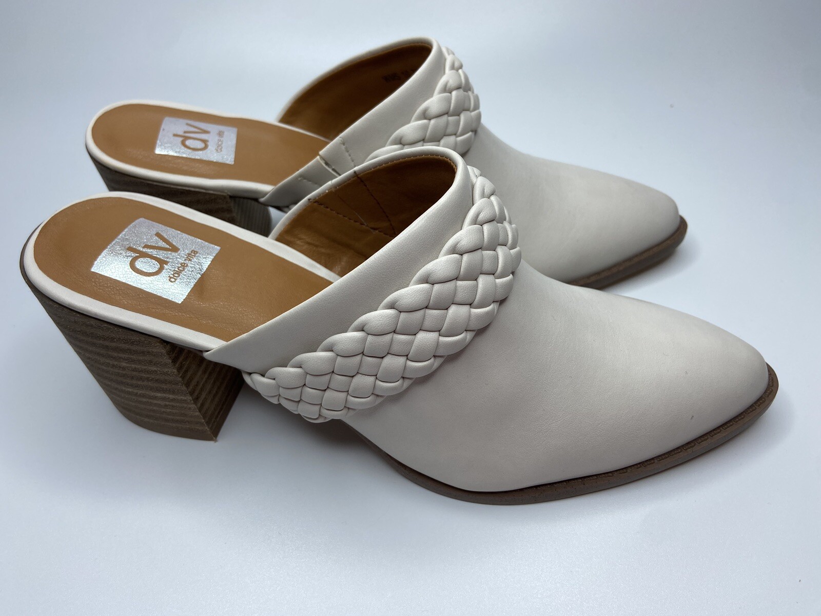 DV Dolce Vita Women's Trinity Bone Colored Mules Size 10 | eBay