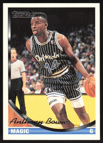 1993-94 Topps Gold Anthony Bowie #165 Orlando Magic | eBay