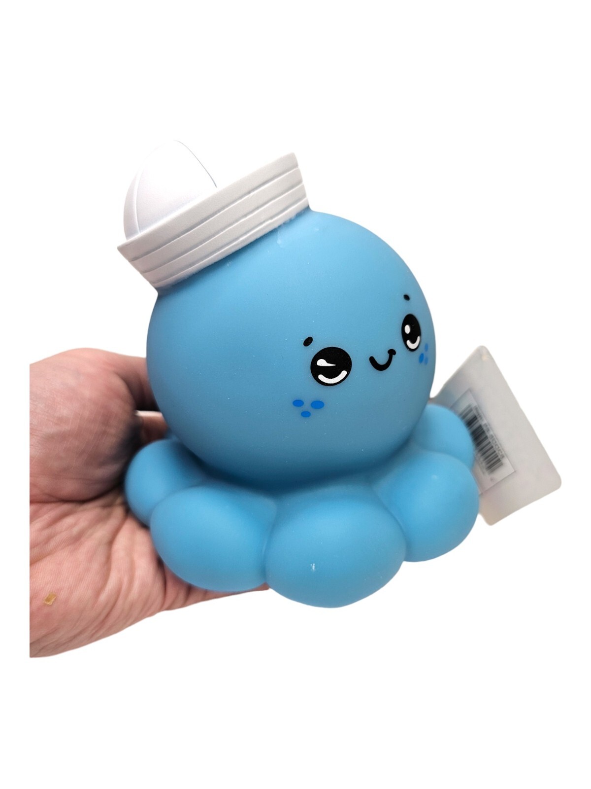 Big Rubber Octopus (5-6" Tall) Fun Bath Toy and Carnival Game Prize ...