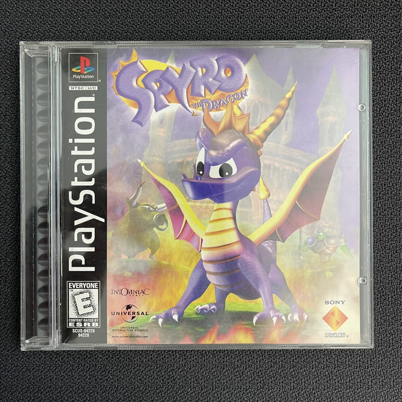 Spyro the Dragon 1 (Sony PlayStation 1 PS1, 1998) COMPLETE CIB Black Label 711719422822 | eBay