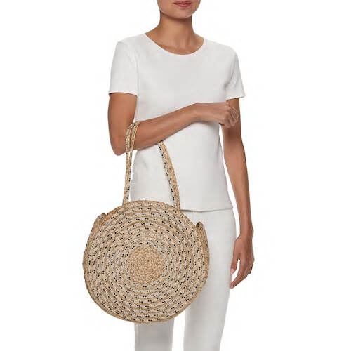 Phoebe Round Braided Jute Shoulder Bag ~ Circus by Sam Edelman - NWT | eBay