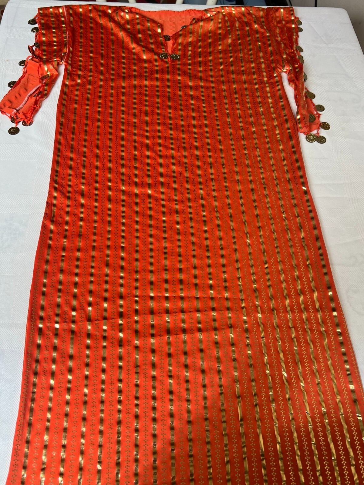 Egyptian Belly Dance Dress Saidi Costume, Baladi Galabia, Fallahi Abaya ...