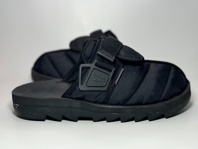 Reebok Beatnik Sandals Black Clogs Mules sz 10 BLACK DOWN INSULATED | eBay