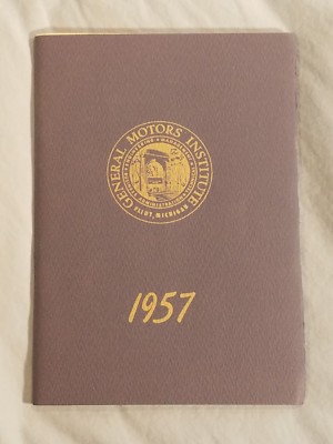 Vintage 1957 GENERAL MOTORS INSTITUTE COMMENCEMENT PROGRAM | eBay