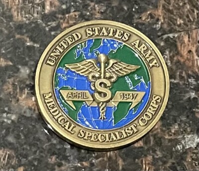 UNITED STATES ARMY Medical Specialist Corps CHALLENGE COIN | eBay
