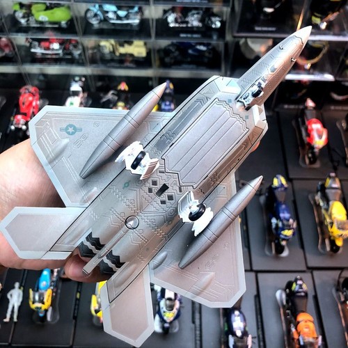 1:100 Alloy Diecast Military Model USAF F22 Raptor Fighter Aircraft ...