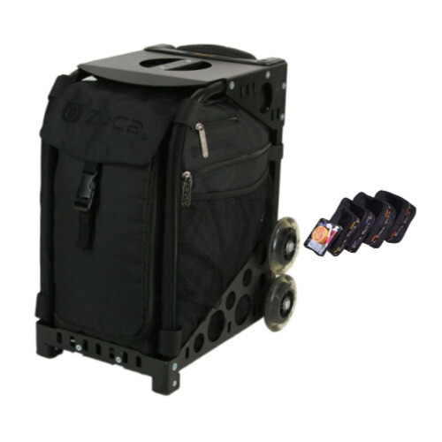 Zuca Stealth Black Sport Insert Bag with Pro Packing Pouch Set (5 Large ...