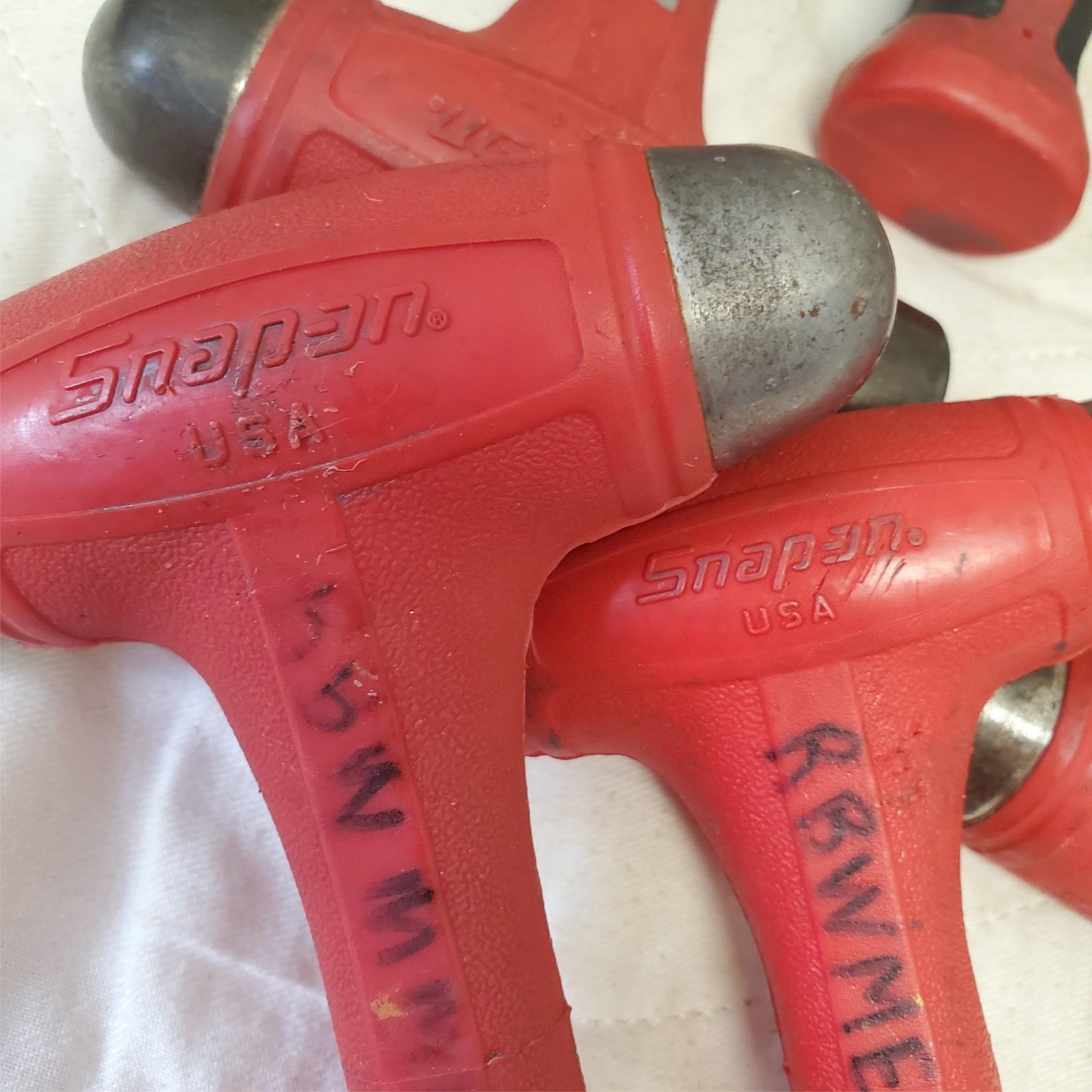 Lot of 8 Snap-on Ball Peen Dead Blow Hammer LOT-1326 | eBay