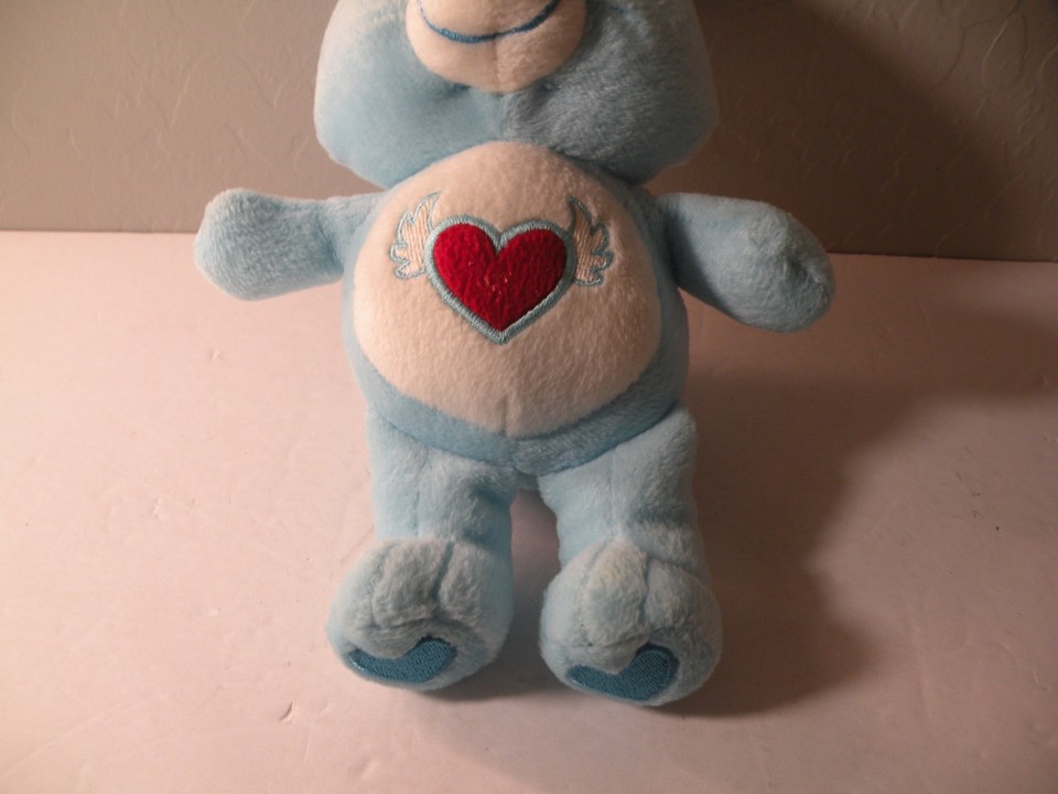 2004 Vintage Care Bear Cousins Swift Heart Blue Heart Wings Bunny 10 ...