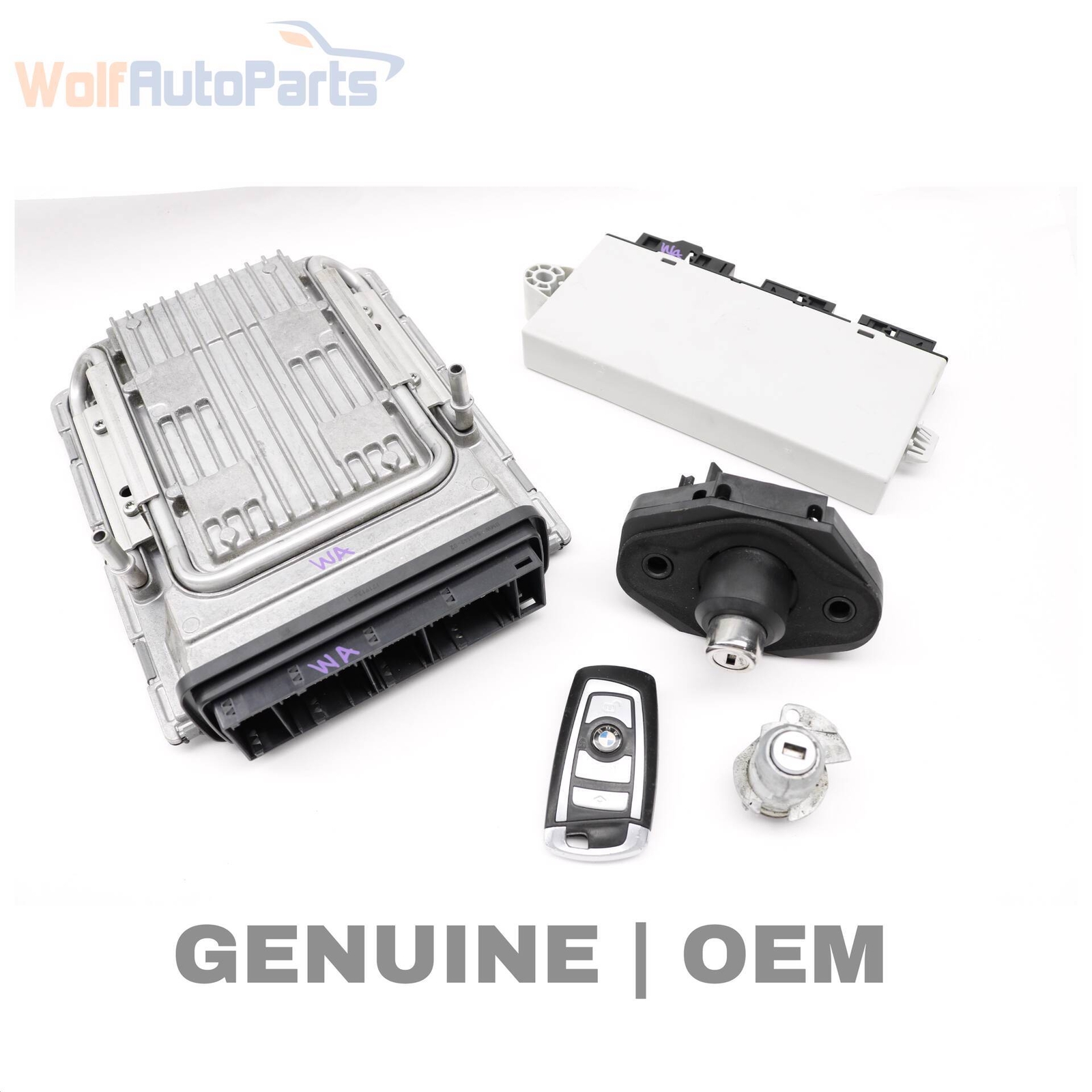 2011-2013 BMW 550I - ECU DME / CAS4 Theft Locking Module / LOCK ...