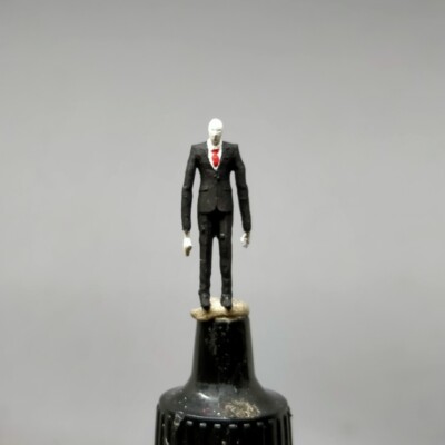 Slender Man Halloween HO 1:87 miniature figure not preiser | eBay