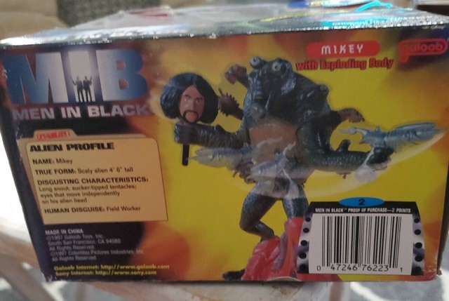 Galoob Men in Black Mikey With Exploding Body Action Figure 1997 MIB ...