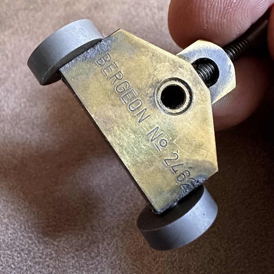 VINTAGE BERGEON No.2462 GRAVER SCREWDRIVER SHARPENER SWISS WATCHMAKERS ...