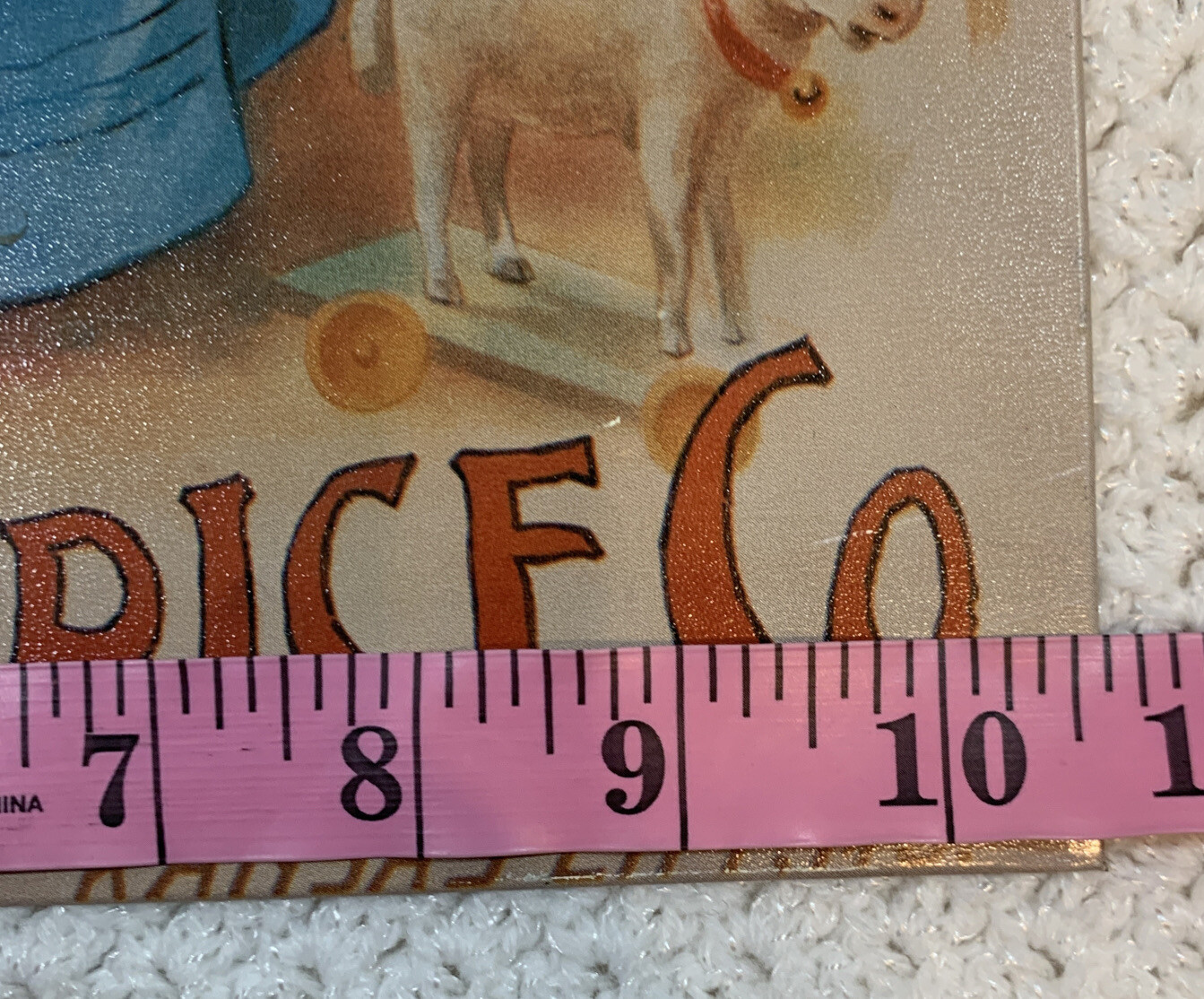 Vintage 1992 Desperate Sign Co. Lion Coffee Christmas Metal Advertising ...