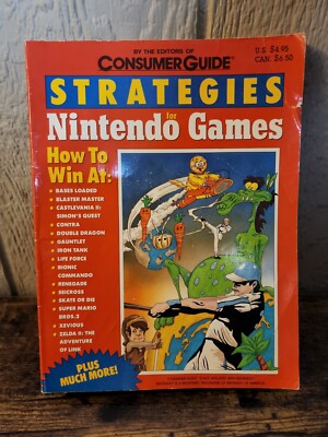 Strategies for Nintendo Games by the Editors of Consumer Guide 1989 | eBay