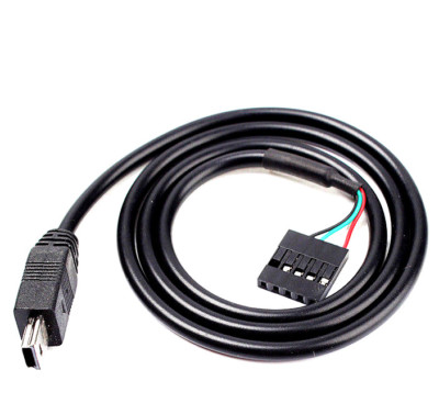 Mini 5Pin Male to 5Pin Female 0.1" USB Header PCB Motherboard Cable ...