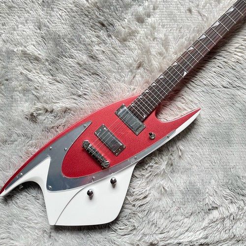 Solid Body Metallic Red 6 Strings Electric Guitar | eBay