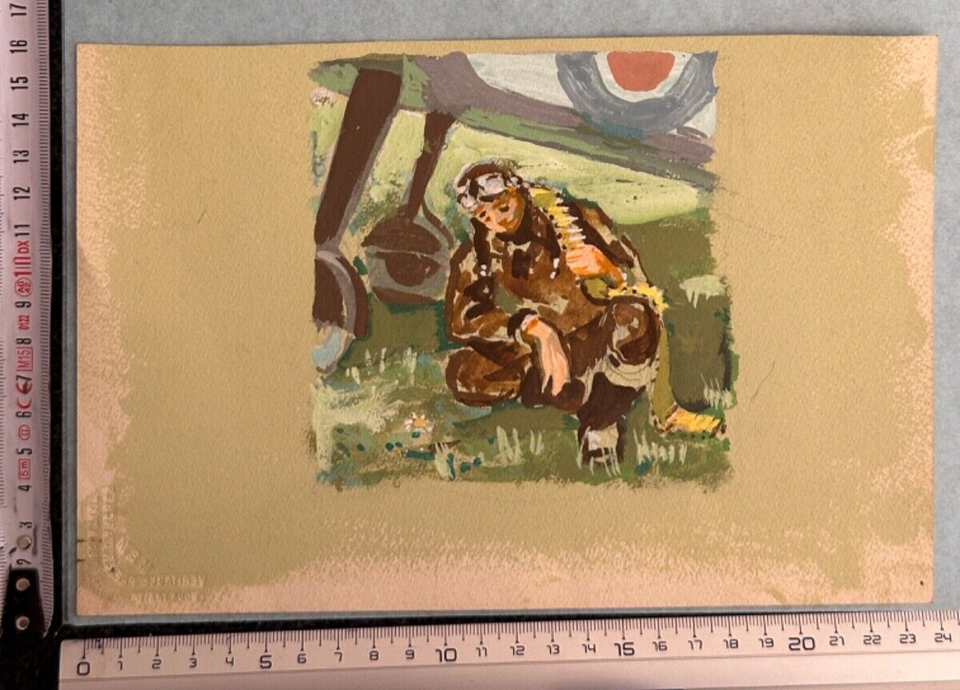 Painting Jean Terles Study Portrait Aviator Antoine De Saint-Exupéry | eBay