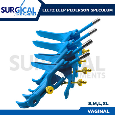 4 Pcs Blue Coated LLETZ LEEP Pederson Vaginal Speculum OB/GYN Medical ...
