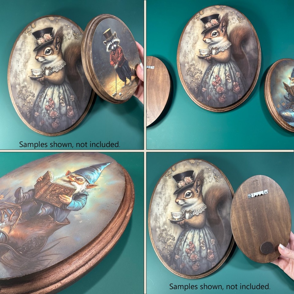 BAPHOMET WOODEN DECOR, Gothic Goat Wood Plaque, Fantasy Witchy Pagan ...