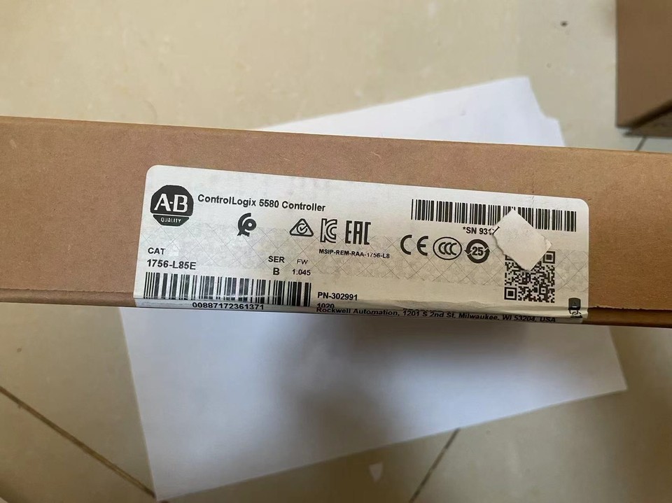 New Sealed 1756-L85E Series B ControlLogix 5580 Controller 40 Mb Memory ...