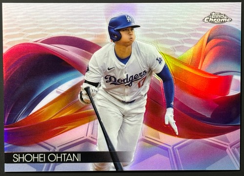 2024 Topps Chrome Shohei Ohtani #HX1 Helix LA Dodgers MVP 1st ever 50/ ...
