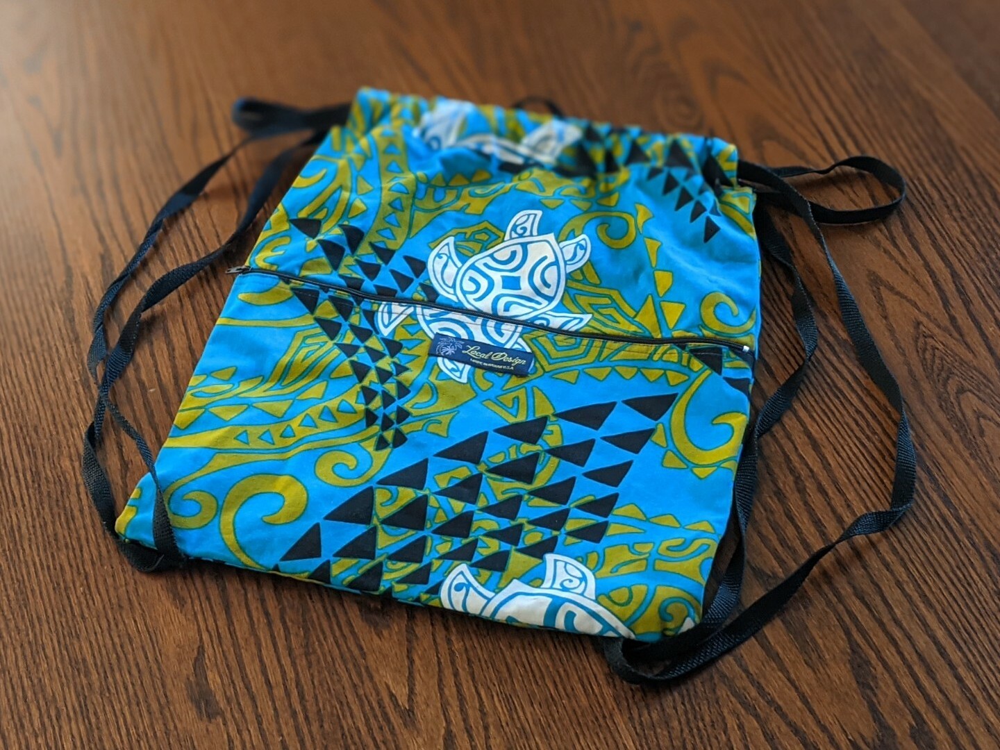 Local Design hawaii backpack cary bag blue green turt… - Gem