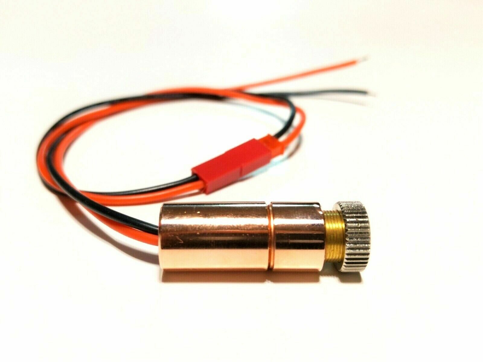 7-Watt NUBM44 Laser Diode in 12mm Copper Module w/ G-2 Lens - 22AWG-JST ...