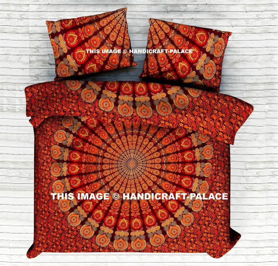 Indian Mandala Bedding Set Duvet Cover Set Comforter Covers Cotton ...