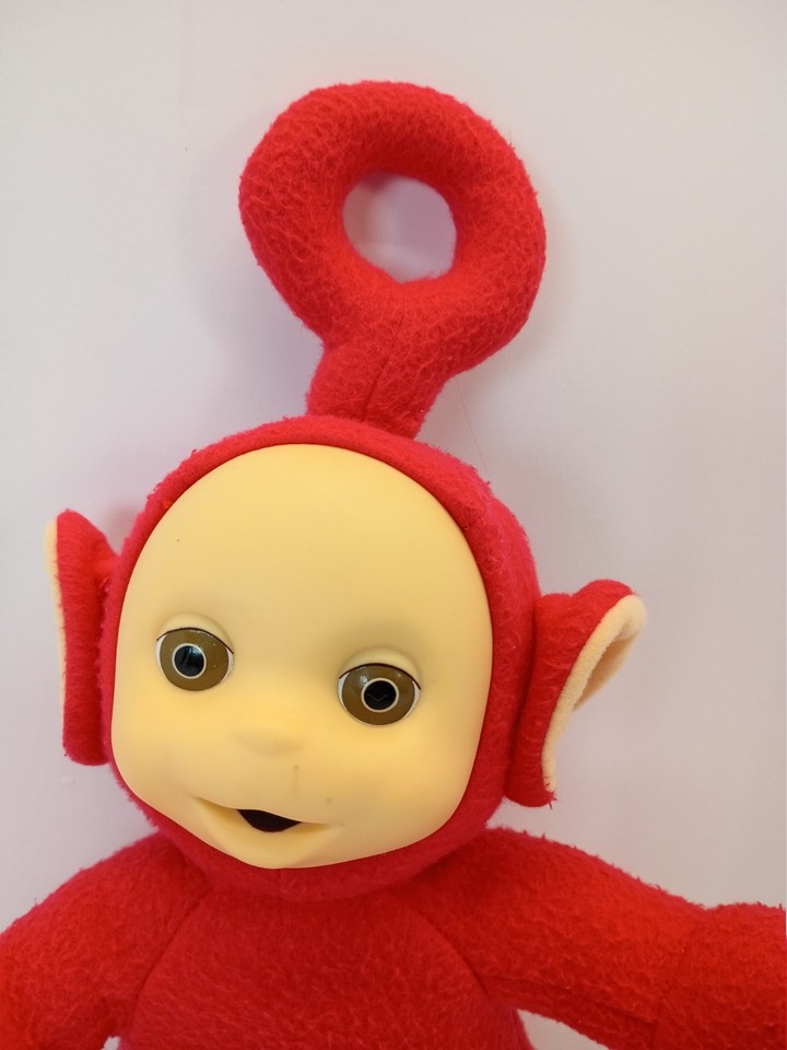 Teletubbies Talking Po Red Plush Doll Toy 15” Tall Works Playskool ...