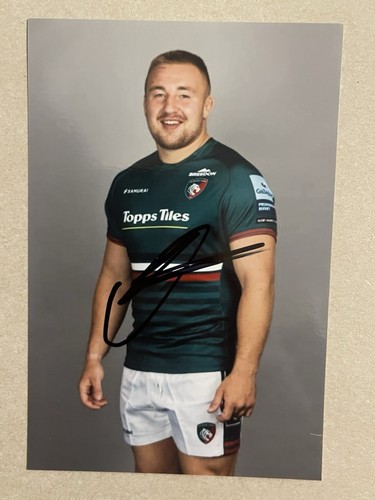Joe Heyes. -Leicester Tigers Rugby Signed 6x4 Photo | eBay