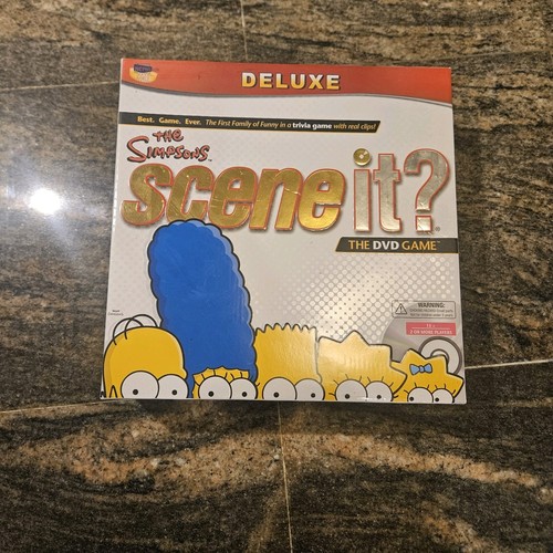 The Simpsons Scene It Deluxe Edition DVD Board Game Excellent Shape ...