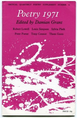 Sylvia PLATH, Peter Porter / Poetry 1971 1st Edition | eBay