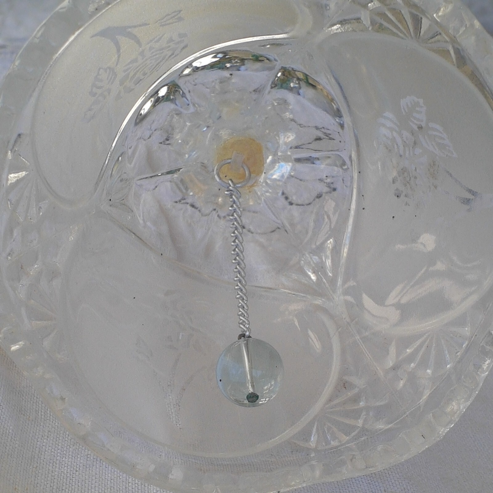 LARGE CRYSTAL BELL MEASURES 20 CM TALL | eBay