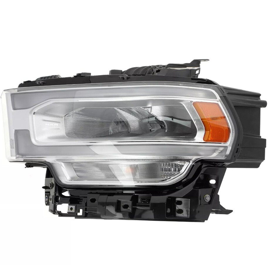 For 2019-2024 Ram 2500 3500 Chrome Bezel LED w/DRL Headlight Driver ...