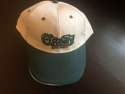 Oreilly Auto Parts Hat Adjustable Strapback GREEN WHITE Baseball Cap | eBay