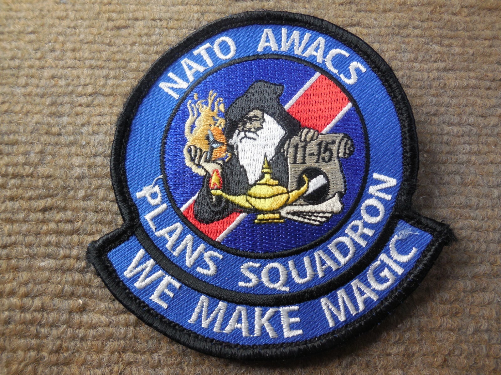 Vintage NATO AWACS Plans Squadron We Make Magic Patch Boeing E3-A ...