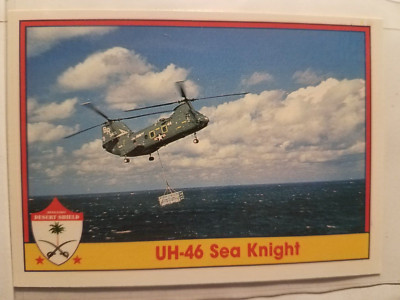 "UH-46 SEA KNIGHT" 1991 OPERATION DESERT SHIELD, PACIFIC TRADING CARDS ...